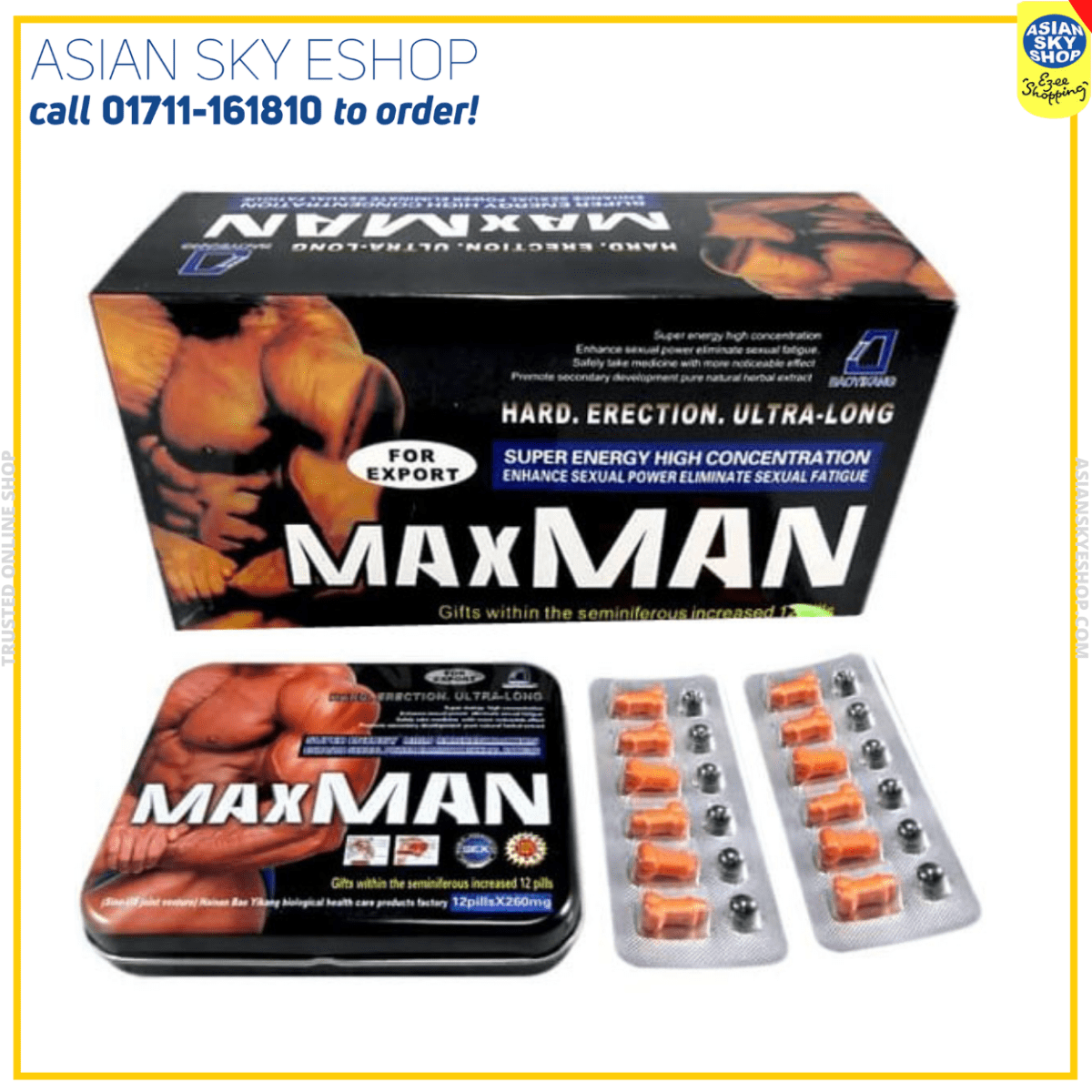 MAXMAN Tablets - Asian Sky Shop